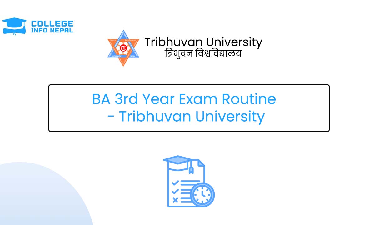 BA 3rd Year Exam Routine 2082 - Tribhuvan University