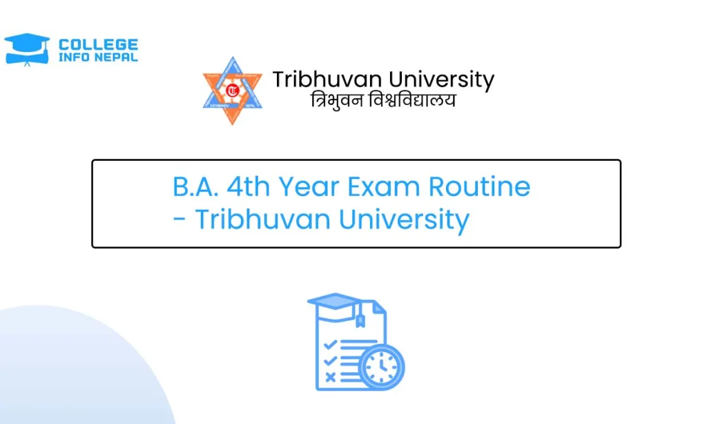 BA 4th Year Exam Routine 2082 – Tribhuvan University