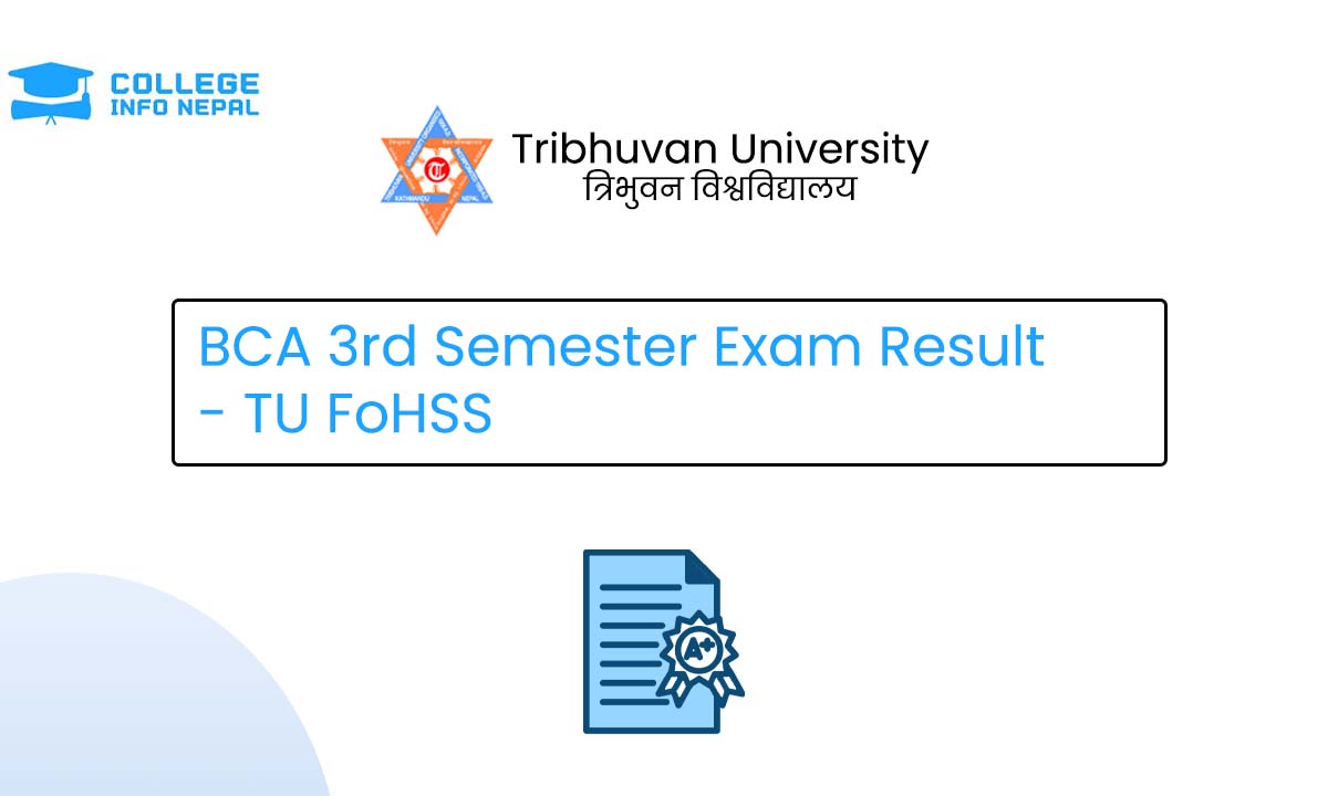 BCA 3rd Semester Exam Result - TU FoHSS