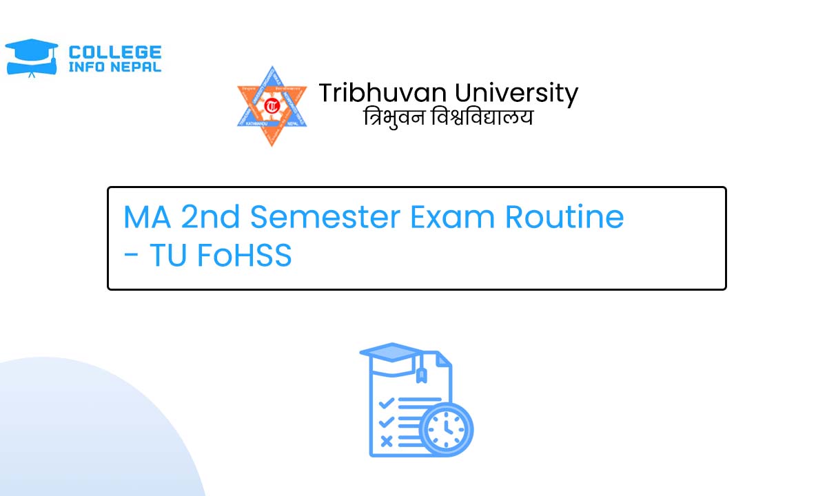MA 1st Semester Exam Routine 2082 - TU FoHSS