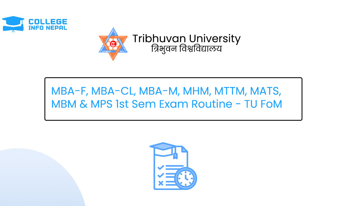 MBA-F, MBA-CL, MBA-M, MHM, MTTM, MATS, MBM and MPS 1st Semester Exam ...
